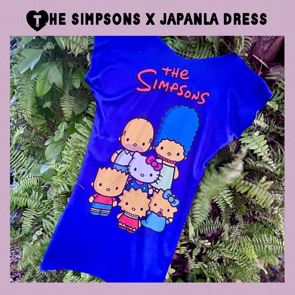 Sanrio Hello Kitty X The Simpsons Dress Japanla M - Gem